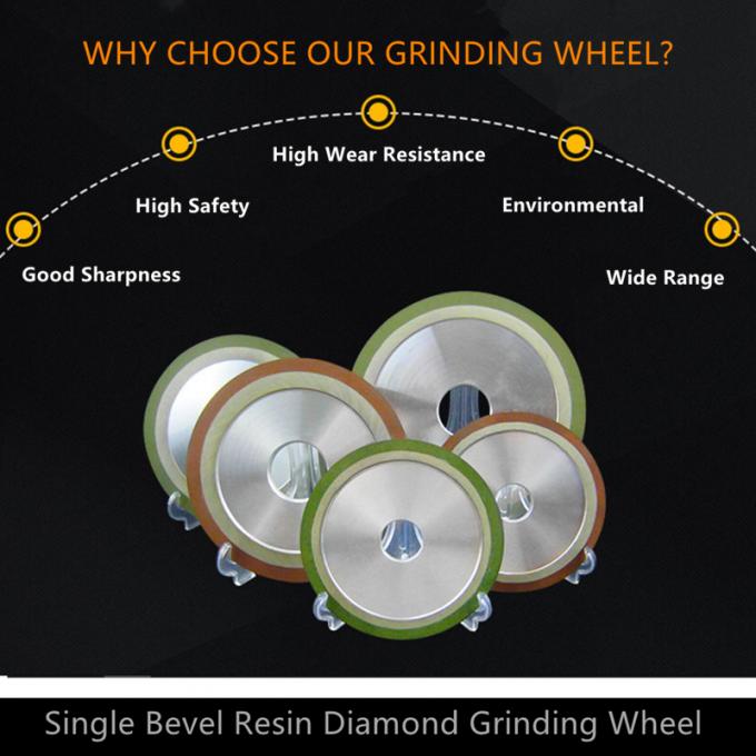 125mm Ultra Thin Diamond Dicing Blades Single Bevel Resin Bonded